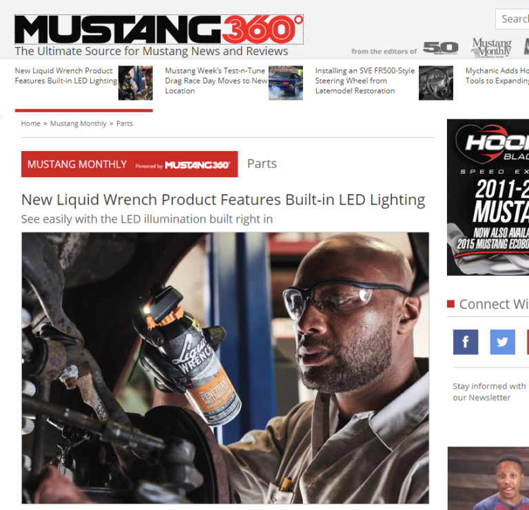 Liquid Wrench on Mustang 360 – Liquid Wrench